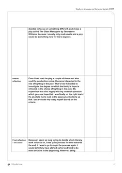 RPPF Reflection for English Extended Essay | PDF | Essays | Educational ...