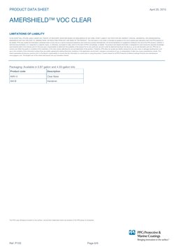 Amershield Voc Clear Coat Resin | PDF | Paint | Volatile Organic Compound