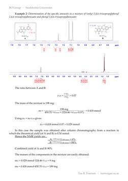 NMR Yield Calculation Methods | PDF | Nuclear Magnetic Resonance ...