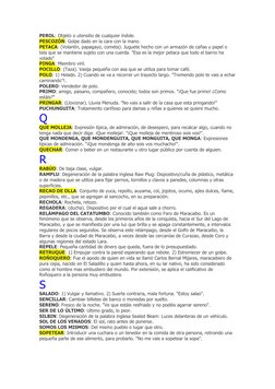 Diccionario del Vocabulario Maracucho | PDF | Alimentos | Bebidas