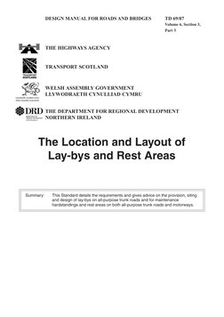 Lay-by and Rest Area Design Standards | PDF | Traffic | Speed Limit