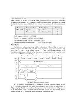 Timing Diagram of 8085 Microprocessor | PDF | Central Processing Unit | Computer Data Storage