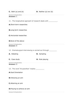Research Methodology MCQs and Answers | PDF | Scientific Method ...