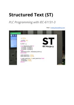 Structured Text PLC Programming Guide | PDF | Boolean Data Type ...