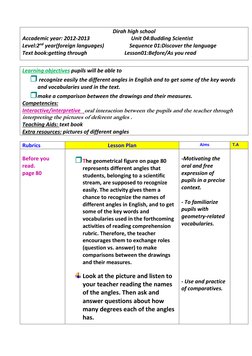 Budding Scientist Unit Overview | PDF | Teachers | Vocabulary