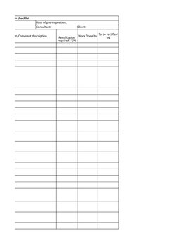 Electrical Work Pre-Inspection Checklist | PDF | Electrical Wiring ...