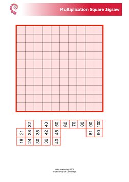 Multiplication Puzzle for Kids | PDF | Puzzles | Games Of Mental Skill