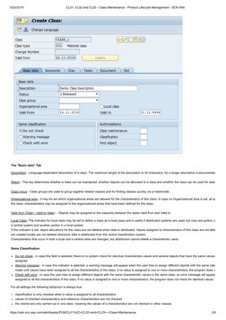 CL01, CL02 and CL03 - Class Maintenance - Product Lifecycle Management ...