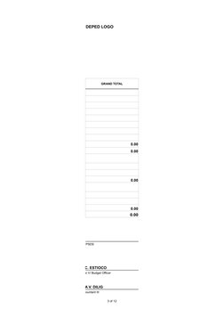 Program of Works Template for Schools | PDF | Business | Government