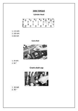 Caterpillar 3306 Engine Torque Specs | PDF | Home & Garden