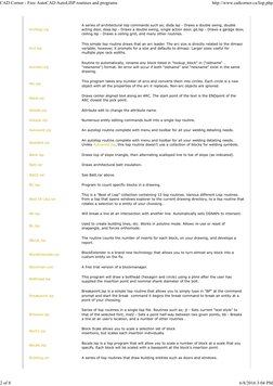CAD Corner - Free AutoCAD AutoLISP Routines and Programs | PDF | Auto Cad | Computing
