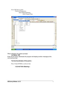 GE-Survey Software Guide v2.13 | PDF | Menu (Computing) | Command Line ...