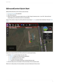 QGroundControl User Guide Overview | PDF | Camera | Takeoff