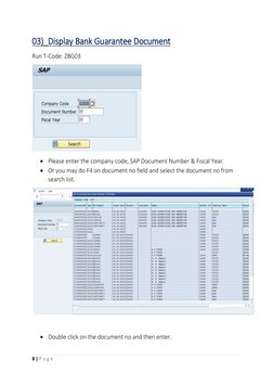 SAP Bank Guarantee Monitoring Manual | PDF | Software | Computing