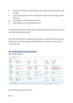 SAP Bank Guarantee Monitoring Manual | PDF | Software | Computing