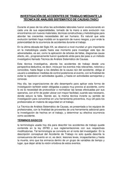 Metodología TASC en Investigación de Accidentes | PDF | Regulación ...