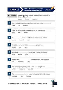 Stage 3 Hippo Exam Sample Test | PDF