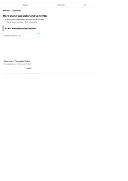 API Gravity and Density Conversion Guide | PDF | Fuel Production ...