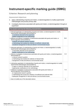 IA2 Physics Experiment Sample Response | PDF | Uncertainty | Experiment