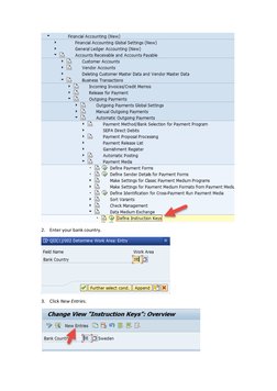 Configuring SAP Instruction Keys for Payments | PDF | Payments | Banks
