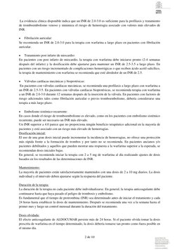 Ficha Técnica de Aldocumar y Warfarina | PDF | Farmacología | Medicina ...
