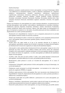 Ficha Técnica de Aldocumar y Warfarina | PDF | Farmacología | Medicina ...
