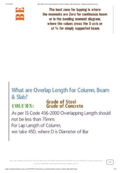 Steel Bar Overlap Formulas Explained | PDF | Beam (Structure) | Concrete