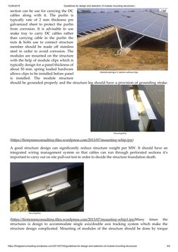 Module Mounting Structure Guidelines | PDF | Galvanization | Corrosion