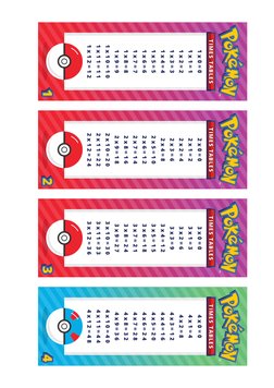 Pokemon Times Tables PDF | PDF