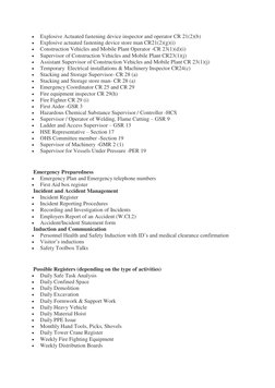 Construction Safety File Overview | PDF