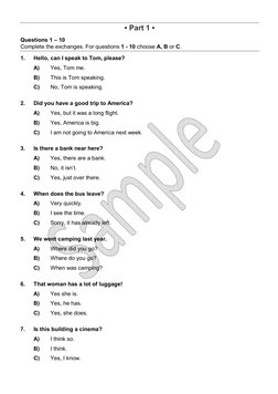 KGL A2 English Contest Sample Paper | PDF