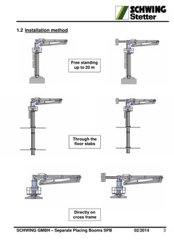 SPB 35 Concrete Placing Boom Overview | PDF | Crane (Machine) | Screw