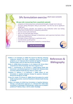 5Ps Framework in Mental Health Formulation | PDF | Psychotherapy ...