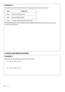 Form 1 Mathematics: Chapter 1 Exercises | PDF | Integer | Numbers