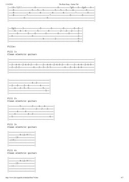 The Rain Song Guitar Tab Guide | PDF | Guitars | Irish Musical Instruments