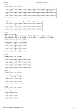 The Rain Song Guitar Tab Guide | PDF | Guitars | Irish Musical Instruments