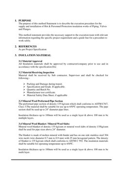 Insulation and Jacketing Method Statement | PDF | Thermal Insulation ...