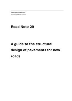 Structural Design of New Road Pavements | PDF | Road | Road Surface