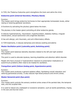 Master Points in Auricular Acupuncture | PDF | Endocrine System ...
