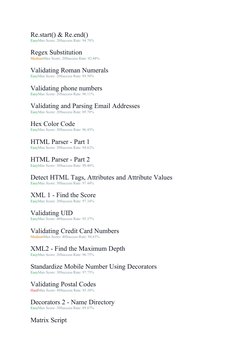 HackerRank Python Practice Problems | PDF | String (Computer Science) | Numbers