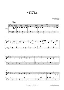 Partitura Obertura Guillermo Tell | PDF