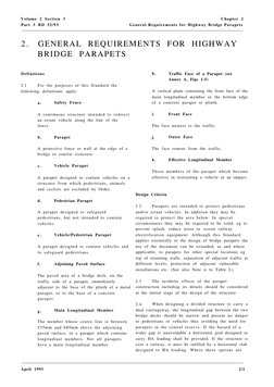 Highway Bridge Parapet Design Standards | PDF | Strength Of Materials ...