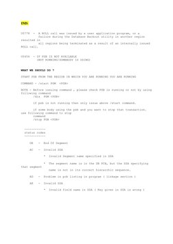 Mainframe JCL Abend Codes Overview | PDF | Computer Architecture | Computer Data