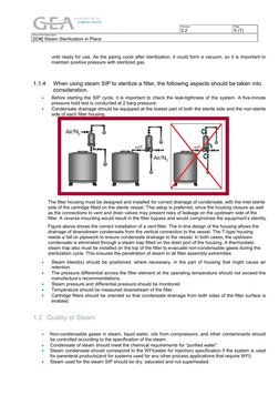 Steam Sterilization in Place Guide | PDF | Verification And Validation ...