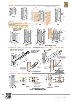 Bowmac Structural Brackets Catalogue | PDF | Lumber | Materials