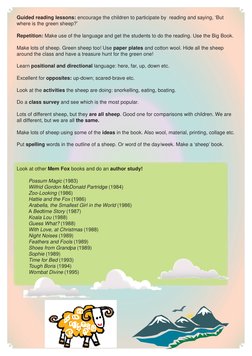 Green Sheep Activities and Printables | PDF