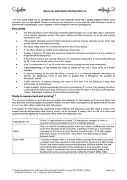 N A S S: Modified Finnegan Neonatal Abstinence Score Sheet | PDF ...