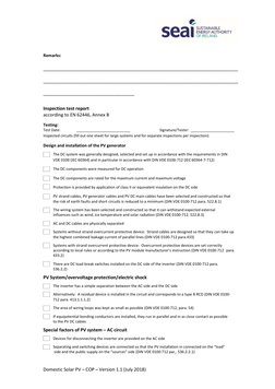Solar PV Inspection and Test Report | PDF | Photovoltaics ...