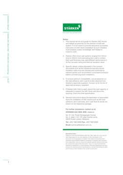 Starken AAC Block Installation Manual | PDF | Wall | Concrete