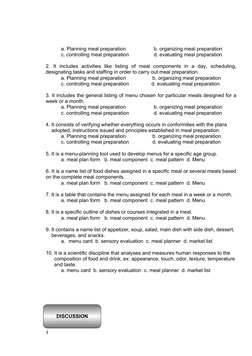 Meal Management and Planning Guide | PDF | Menu | Meal